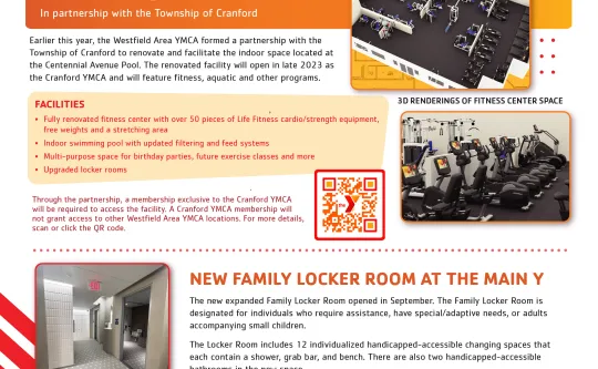 Schedules & Brochures | Westfield Area YMCA